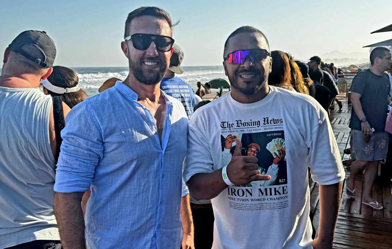 Influenciador Lucas Neves é visto no Vivo Rio Pro WSL com o seu ...