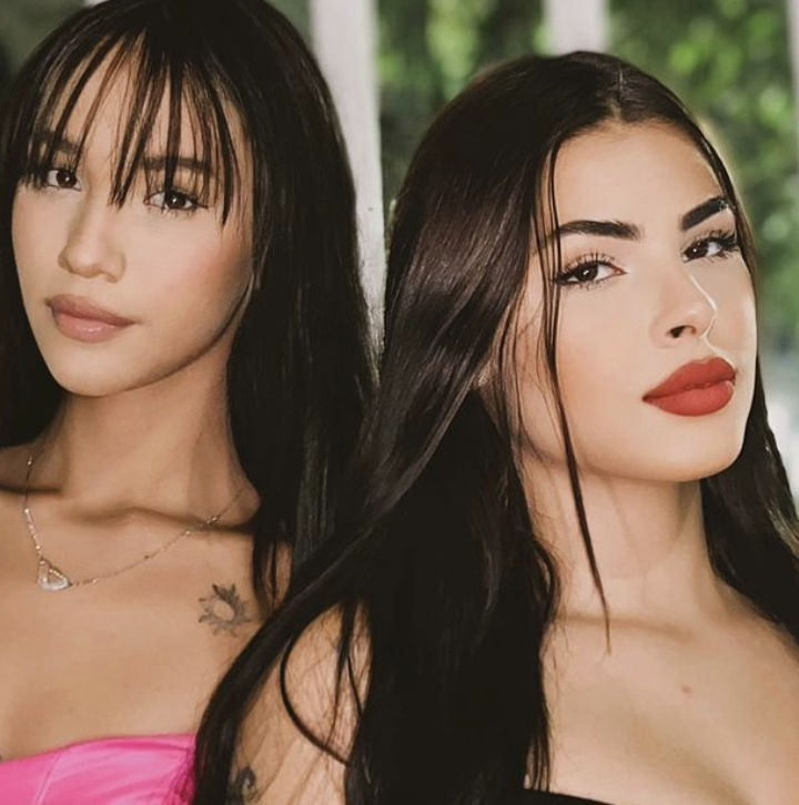 Sophia Barclay e Croislla são vistas por paparazzi após cirurgia facial no Rio de Janeiro