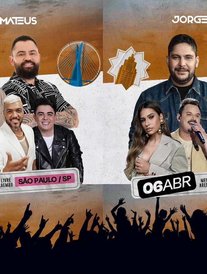 Jorge & Mateus celebram 20 anos de carreira em SP ao lado de Simone Mendes, Belo e muito mais!